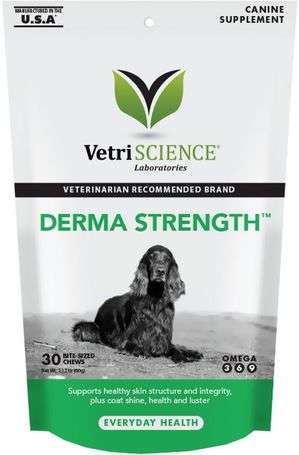 VetriScience Canine Plus Derma Strength rágótabletta kutyáknak (30 db ...