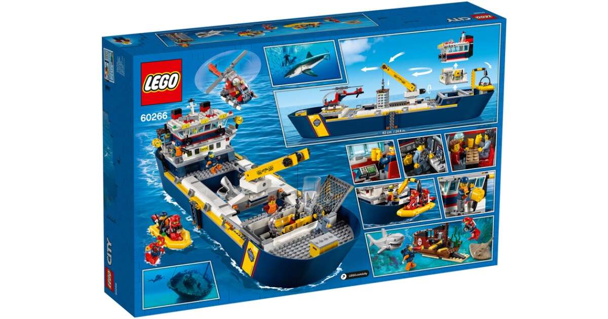 LEGO® City Oceans Óceánkutató hajó 60266 | Pepita.hu