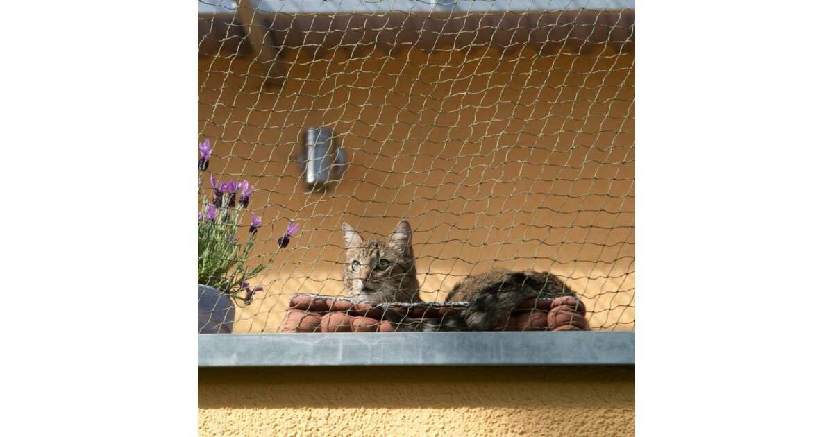 Trixie macskaháló ablakra, teraszra (4 x 3 m | Fekete) | Pepita.hu