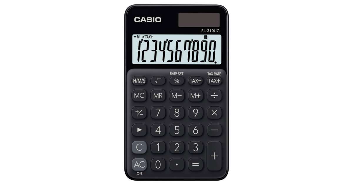 Casio SL 310 UC BK zsebszámológép | Pepita.hu