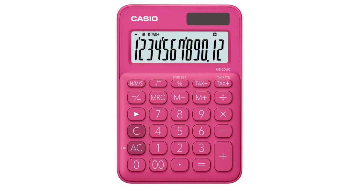 Casio MS 20 UC RD asztali számológép | Pepita.hu