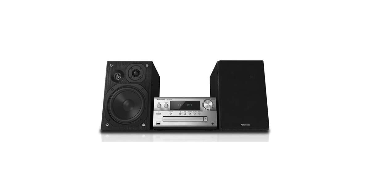 Panasonic SC-PMX90EG-S Hi-Res Audio silver - black micro hifi | Pepita.com