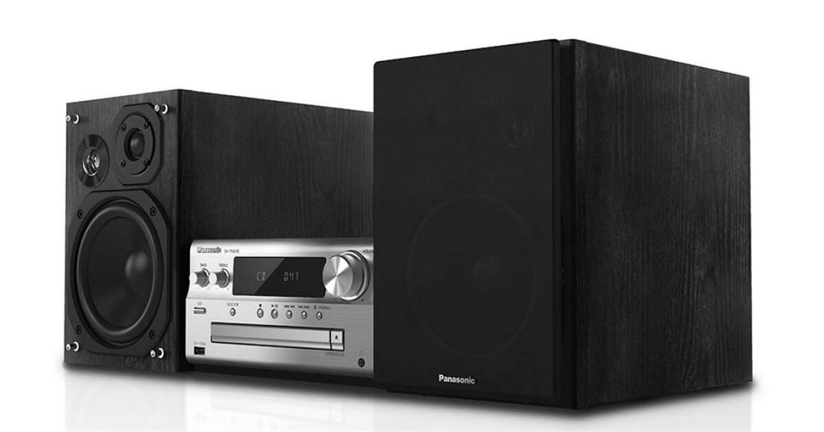 Panasonic SC-PMX90EG-S Hi-Res Audio silver - black micro hifi | Pepita.com