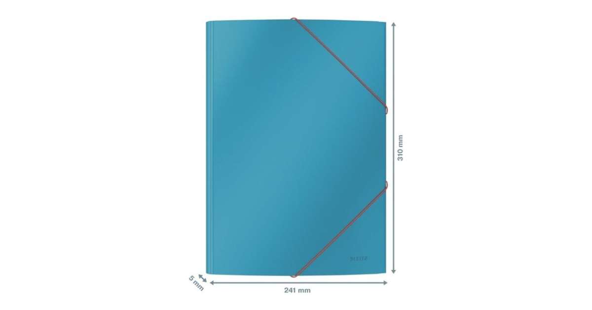 Leitz COSY Soft touch A4 nyugodt kék gumis karton mappa | Pepita.hu