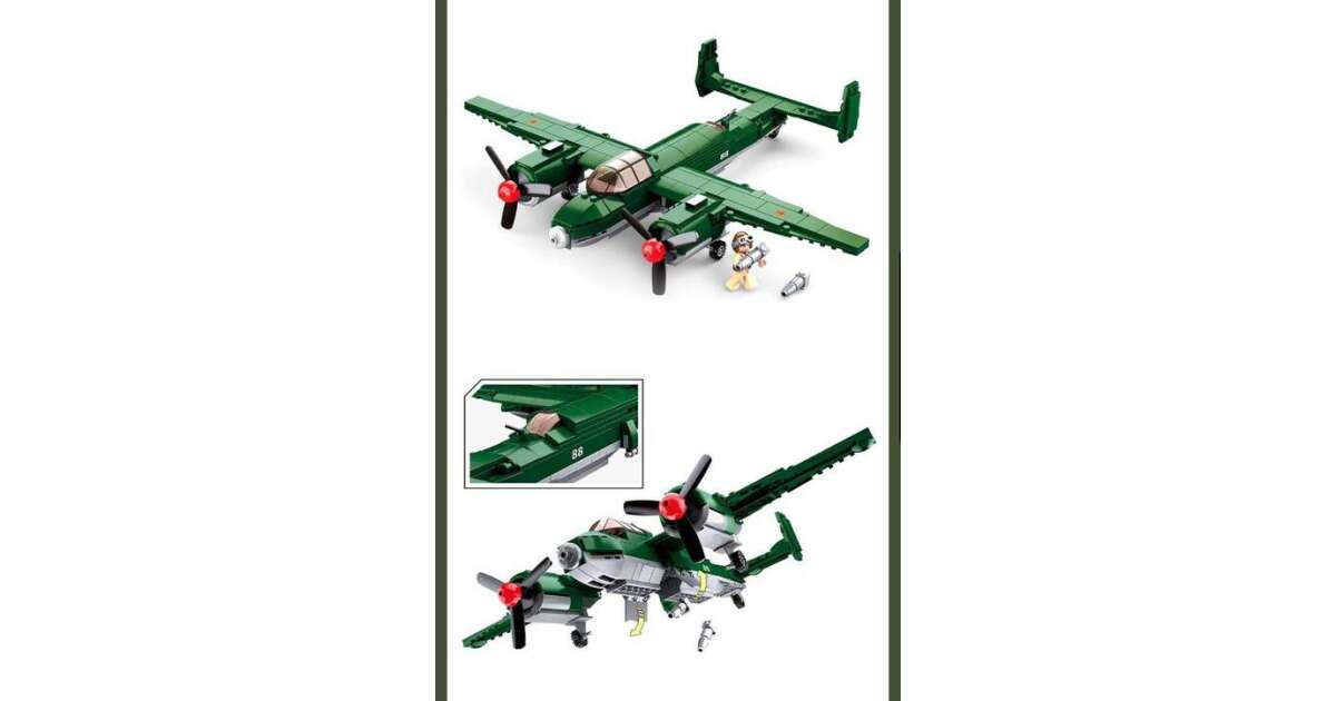 Sluban Ilyushin II-2 - WWII Építőkészlet - 170 db | Pepita.hu