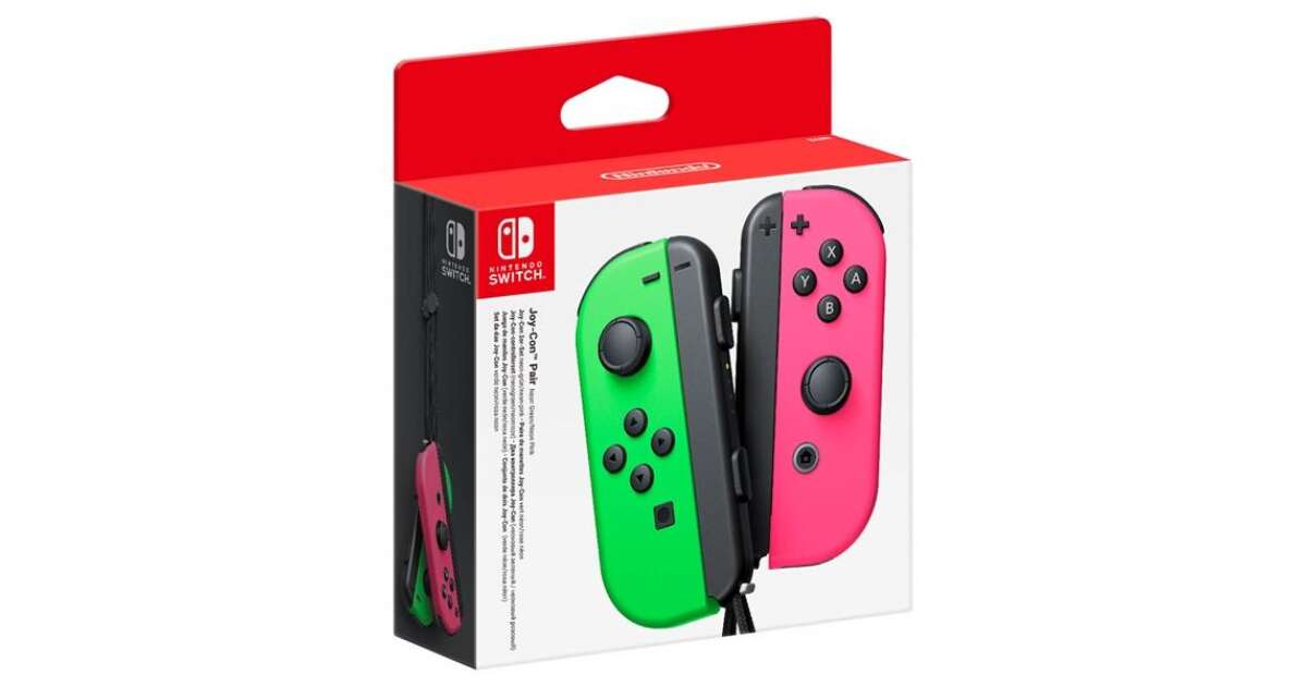 Nintendo Switch Joy-Con Neon Green/Neon Pink kontroller pár | Pepita.hu