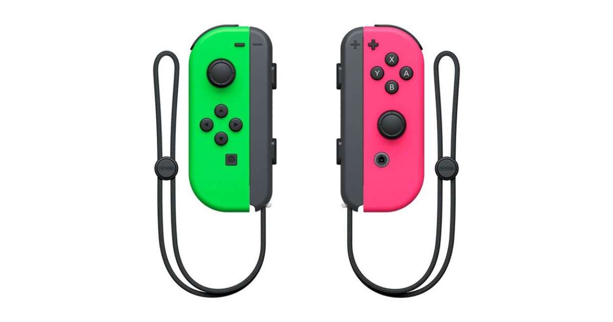 Nintendo Switch Joy-Con Neon Green/Neon Pink kontroller pár | Pepita.hu
