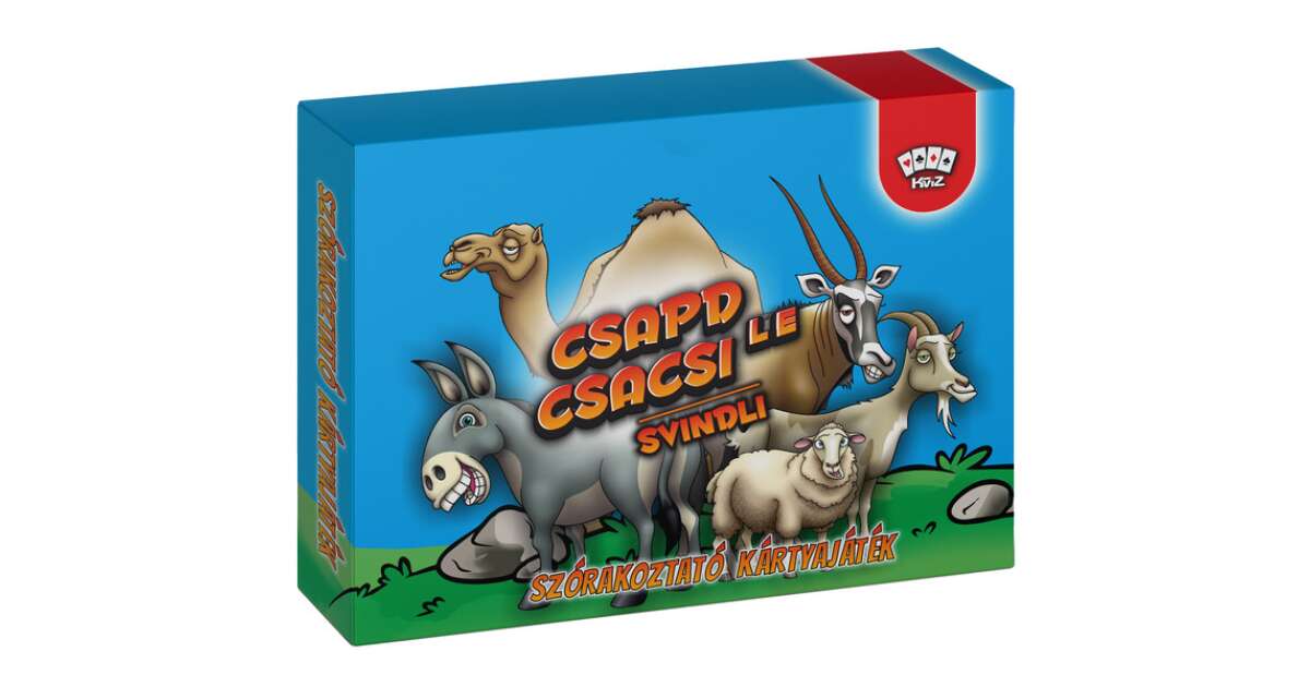 Csapd le csacsi kártya - Svindli (dobozos) | Pepita.hu