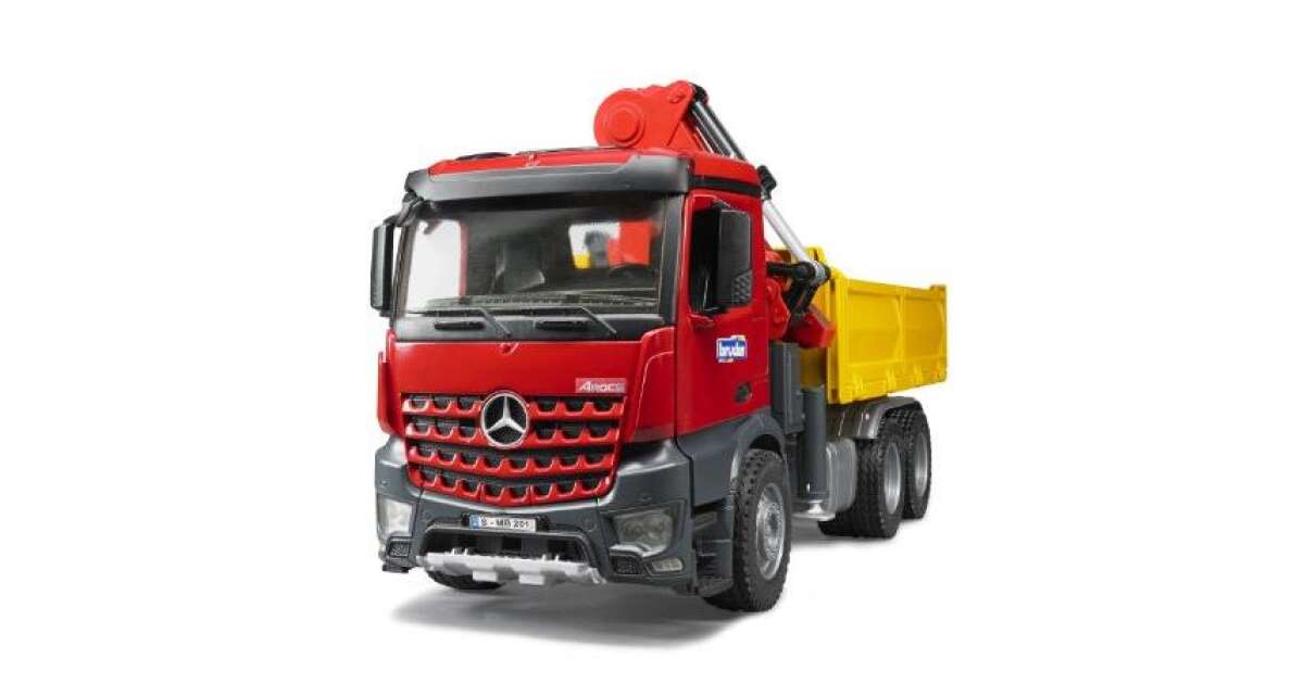 Mercedes-Benz Acros darus teherautó markolóval - Bruder | Pepita.hu