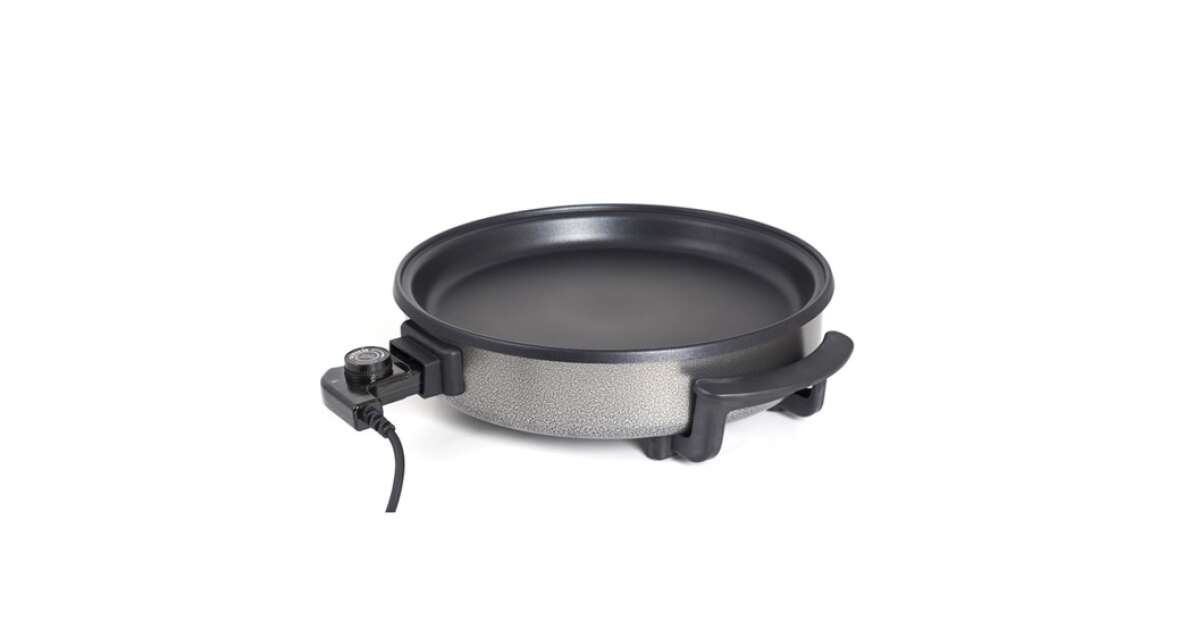 Floria ZLN4957 Round electric pizza pan - 36/38cm - 1500W - black ...