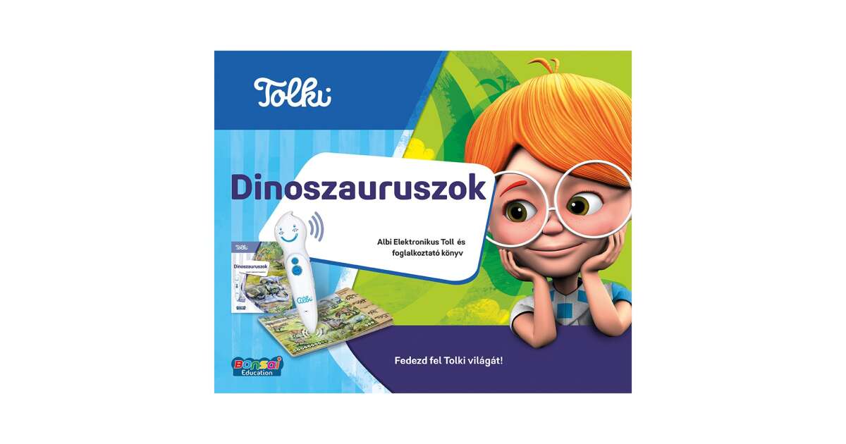 Tolki Dinoszauruszok - interaktív könyv szettben | Pepita.hu