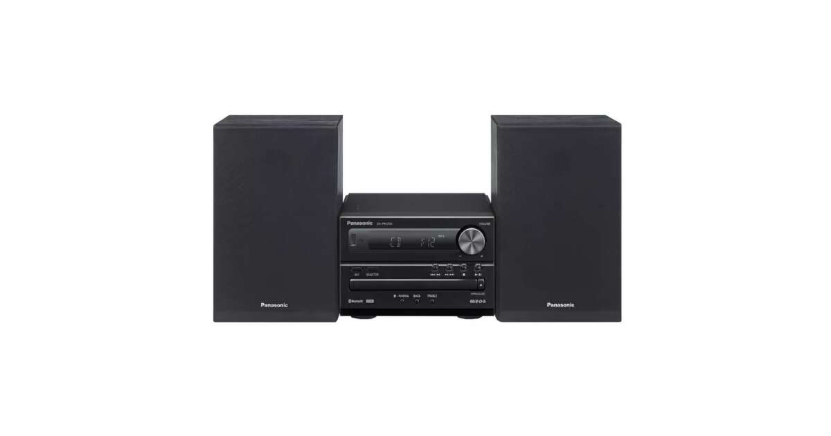 Panasonic SC-PM250EG Micro 2.0 HiFi hangrendszer fekete | Pepita.hu