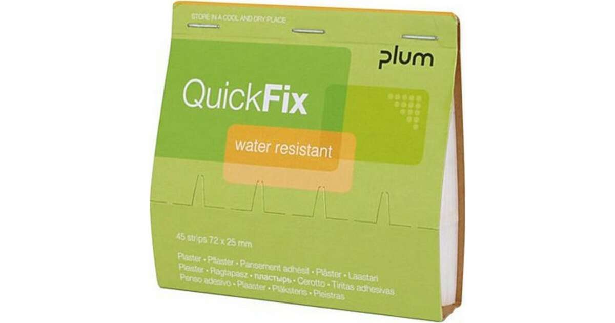 PLUM Sebtapasz utántöltő Quick Fix, 45 darabos, vízálló, PLUM | Pepita.hu