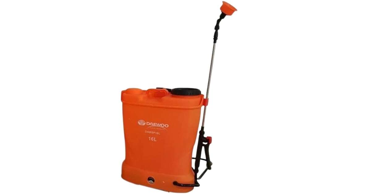 Daewoo DABS16K Akkus Háti Permetező 16L, Narancssárga | Pepita.hu