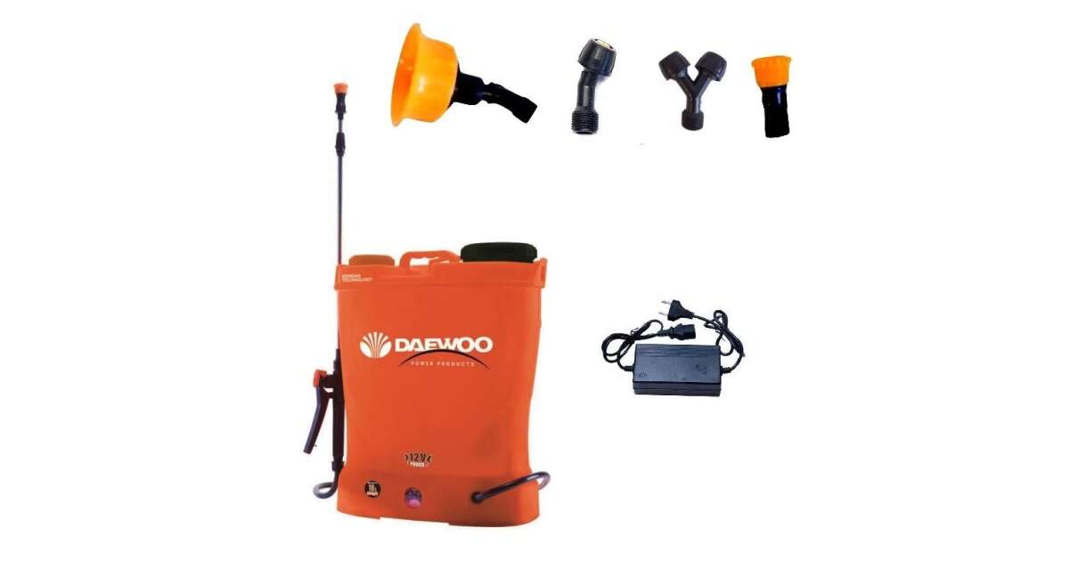 Daewoo DABS16K Akkus Háti Permetező 16L, Narancssárga | Pepita.hu