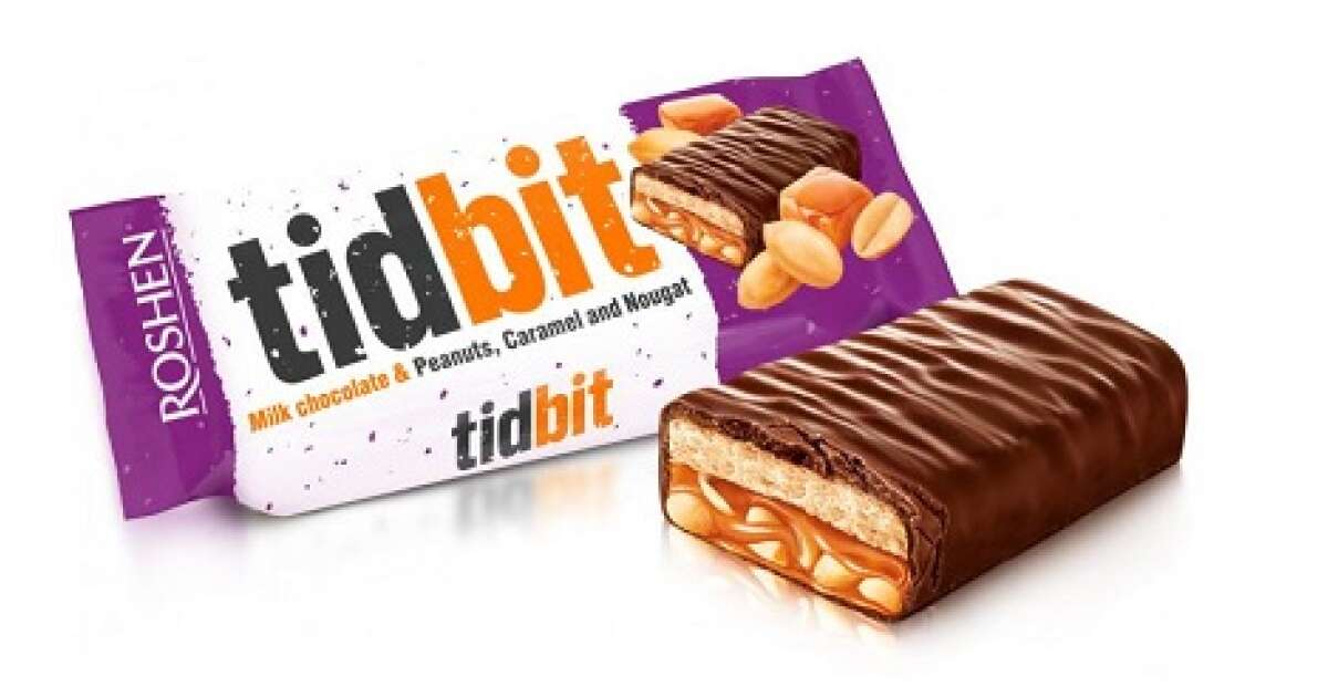 Roshen Tidbit 50G Mogyorós Tejcsokoládé Nugát Szelet | Pepita.hu