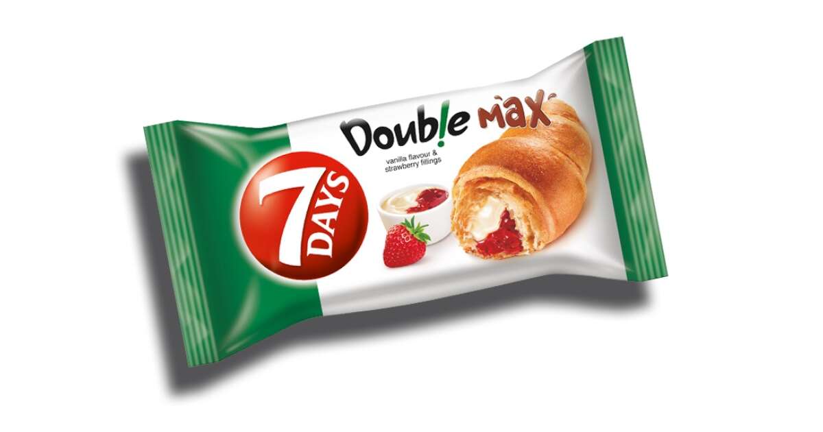 7 Days Croissant Double 80G Eper-Vanília | Pepita.hu
