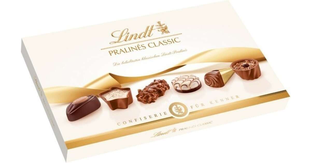 Lindt Pralinés Classic 200G Desszert (Classic töltött csokoládé ...