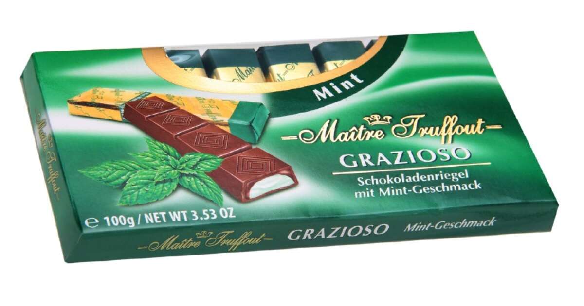 Maître Truffout Grazioso Menta-Menthol Csokoládé - 100g | Pepita.hu