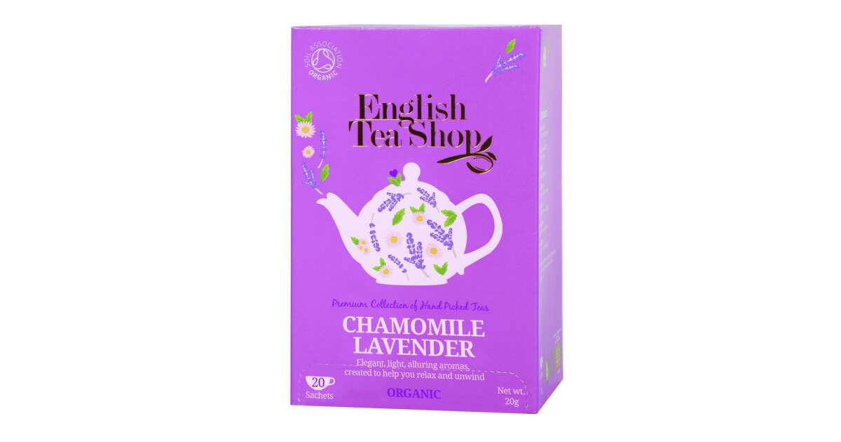 ETS 20 Kamilla- Levendula Bio Tea 30G (English Tea Shop) 39419 | Pepita.hu