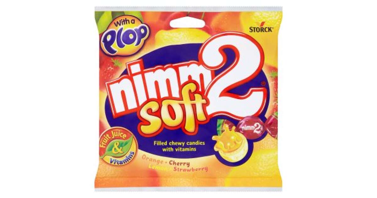 nimm2 Soft gyümölcsös töltött olvadó cukorka gyümölcslével és ...