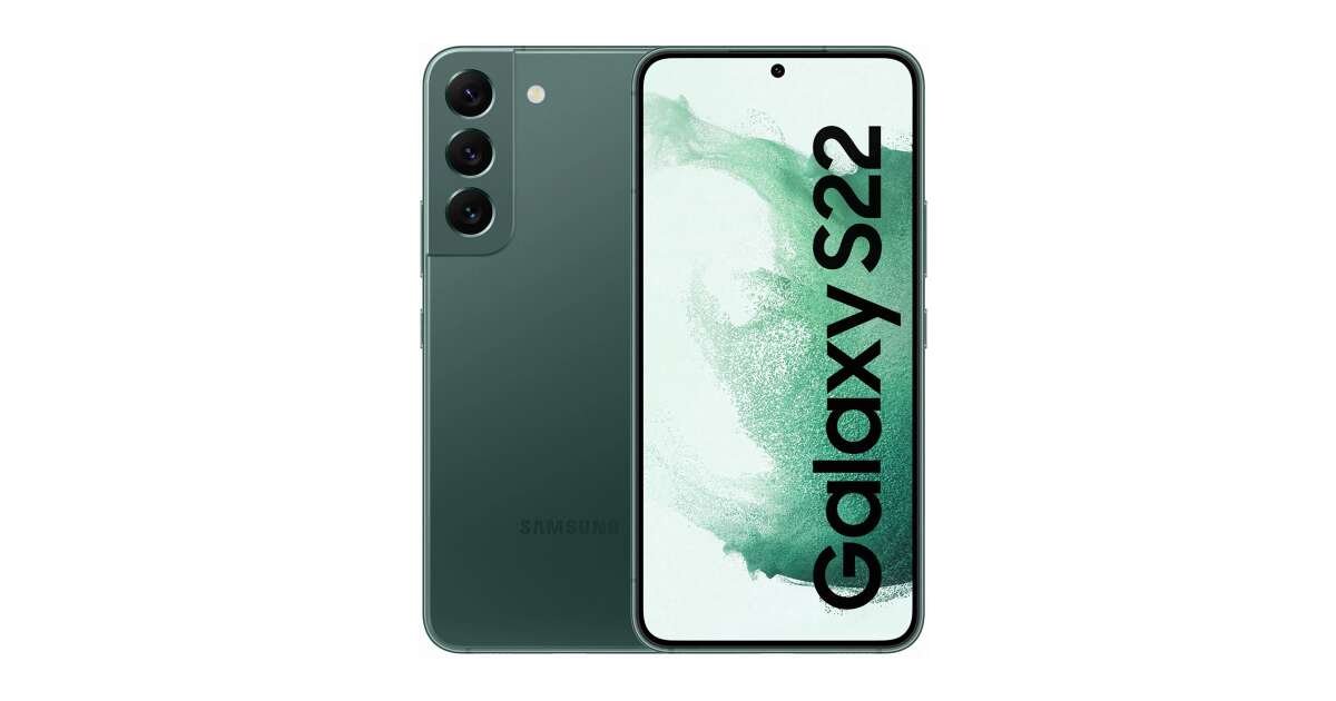 Samsung S901B Galaxy S22 5G DS 256GB (8GB RAM) - Zöld + Hydrogél fólia ...