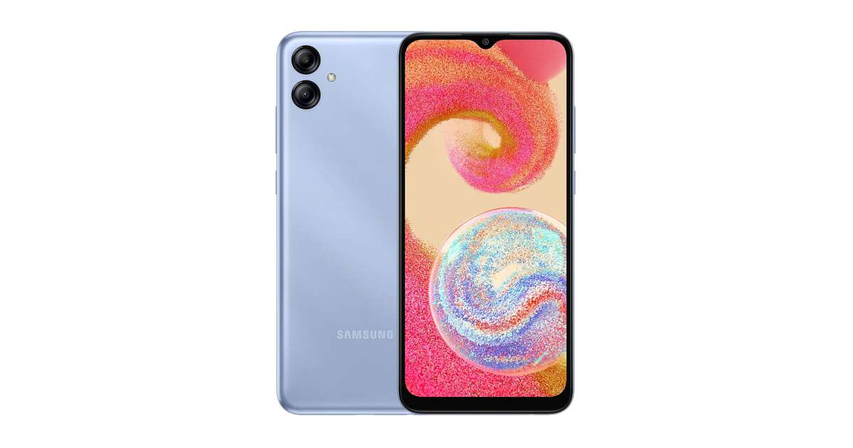 Samsung A042F Galaxy A04e DS 32GB (3GB RAM) - Kék + Hydrogél fólia ...