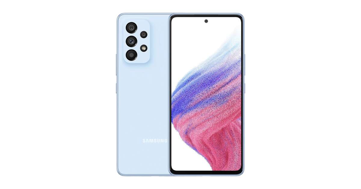 Samsung A536B Galaxy A53 5G DS 128GB (8GB RAM) - Kék + Hydrogél fólia ...