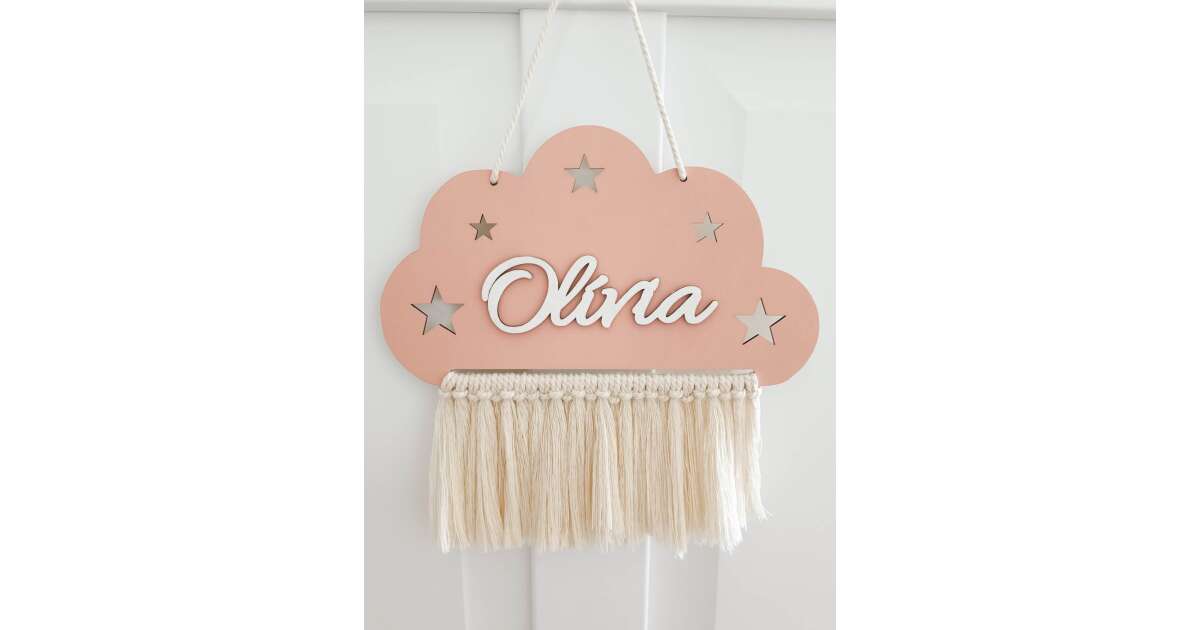 Kellenék Felhő Névtábla Névtábla - 02_háttér színe: Lila, Névtábla - 03 ...