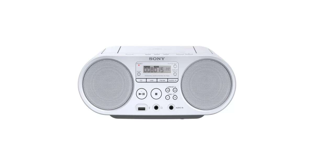 Sony ZS-PS50 Boombox hordozható 2.0 HiFi hangrendszer | Pepita.hu