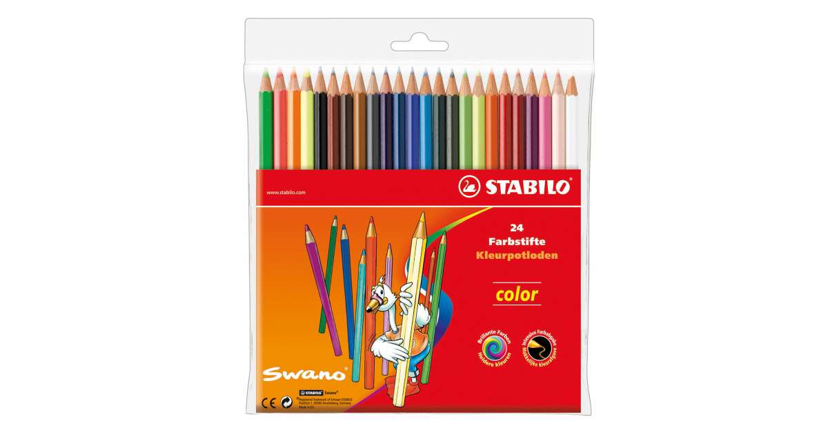Sada farebných ceruziek Stabilo Color Hexagonal (24 ks) | Pepita.com