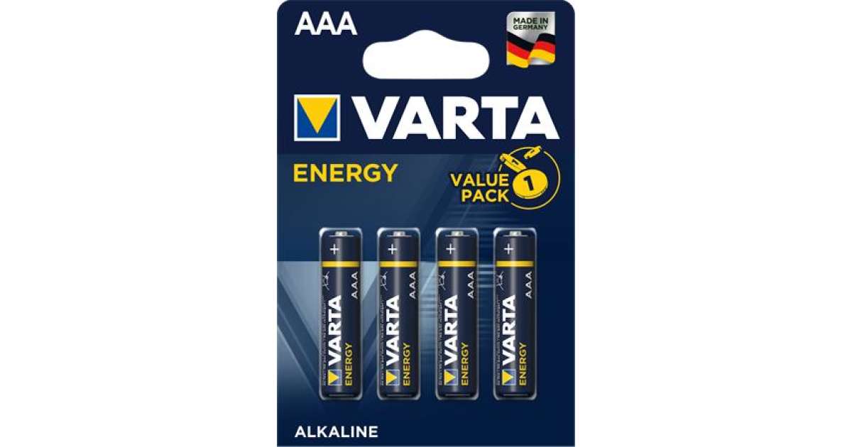 VARTA Elem, AAA mikro, 4 db, VARTA Energy | Pepita.hu