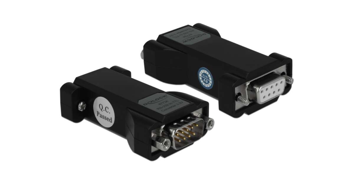 Delock Átalakító 1 x soros RS-232 DB9 port anya - 1 x soros LVTTL ...