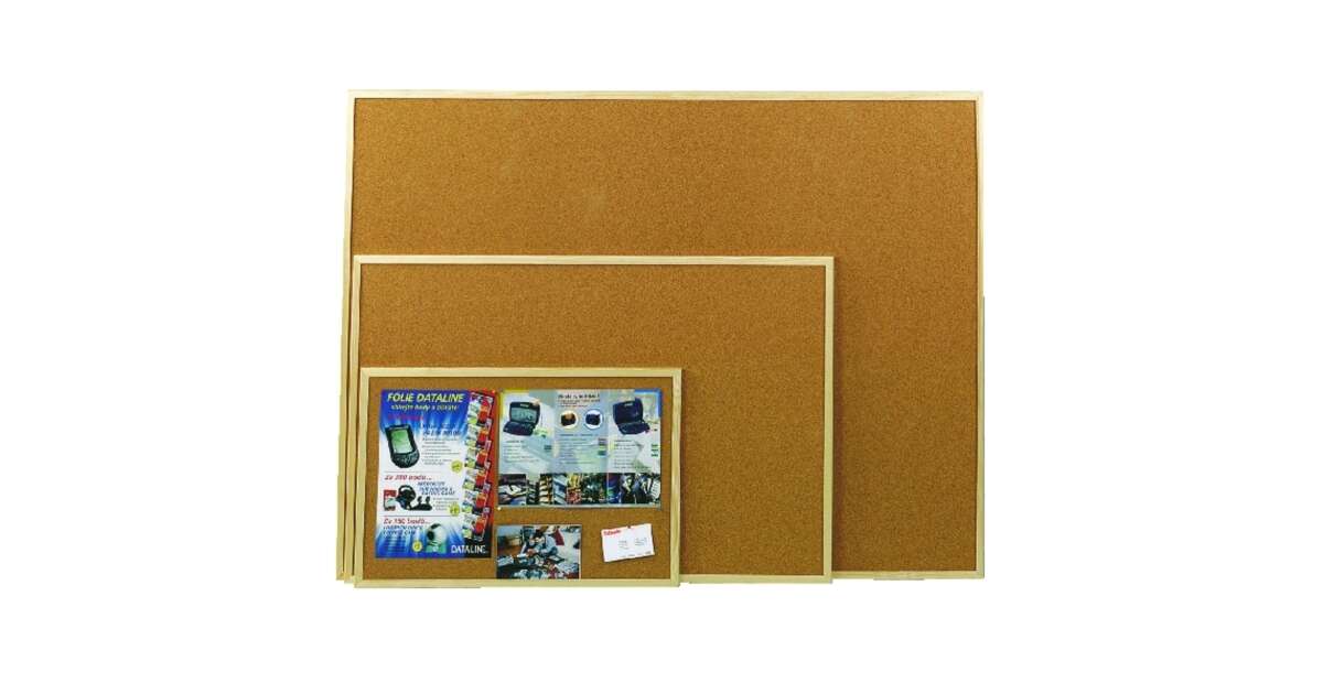 VICTORIA VISUAL Corkboard, 30x40 cm, wooden frame, VICTORIA VISUAL ...