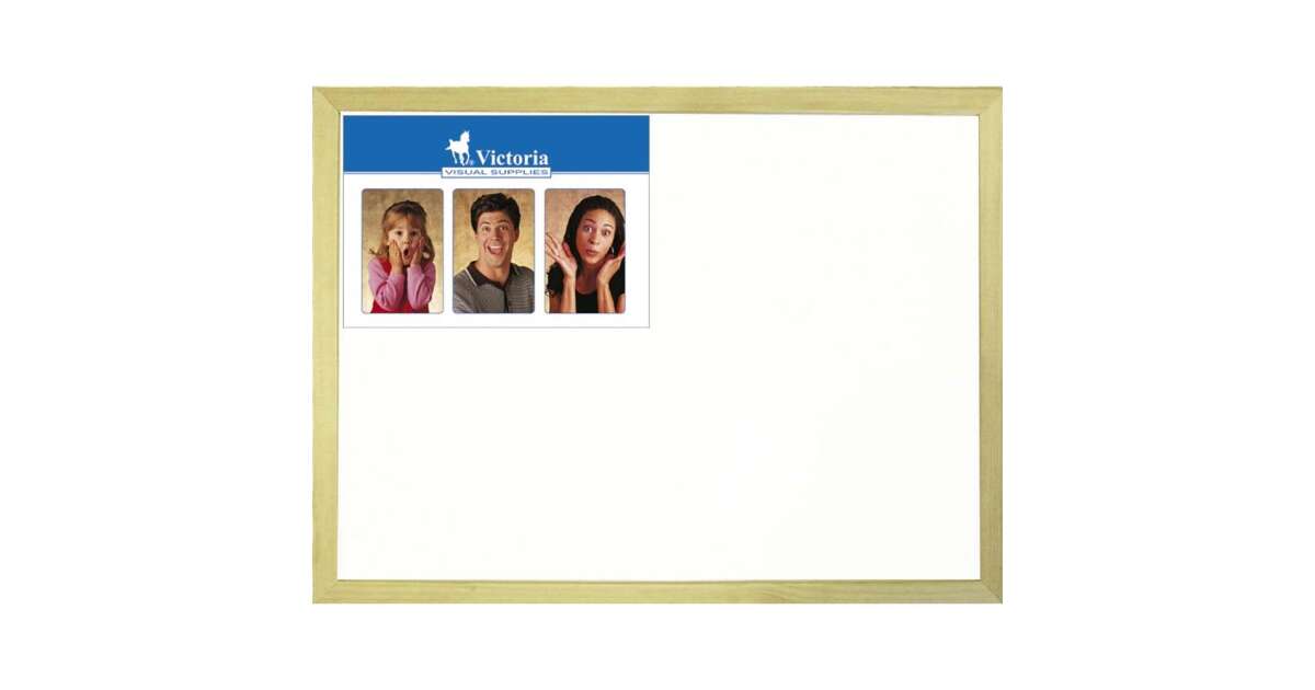 Tablica VICTORIA VISUAL, magnetyczna, 30x40 cm, drewniana rama ...