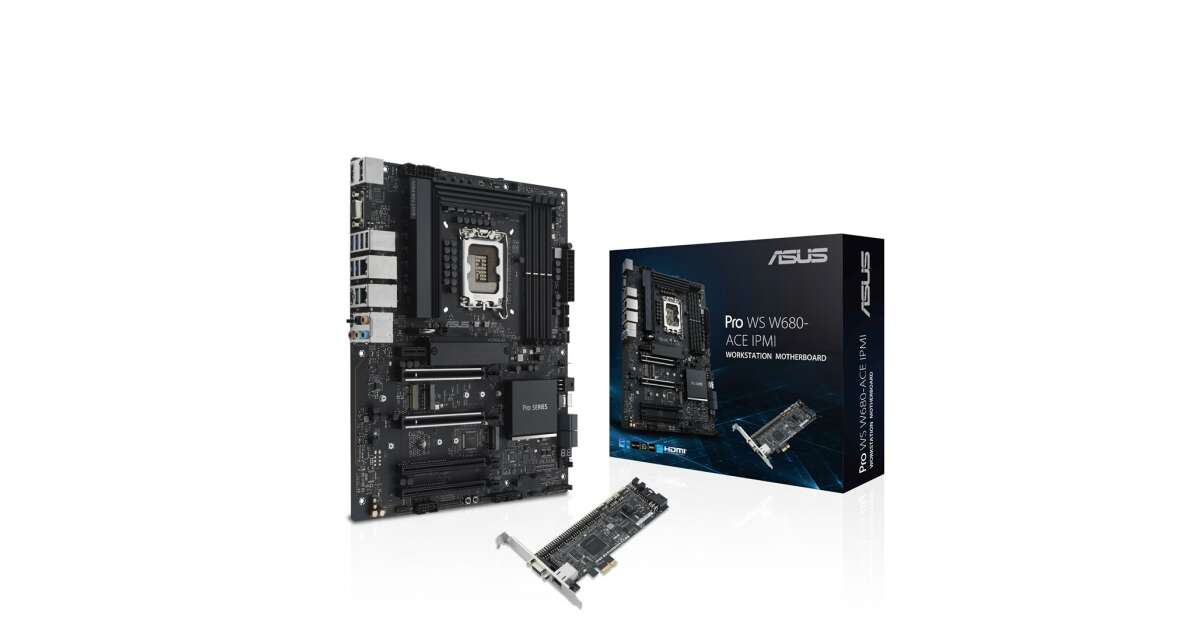 ASUS PRO WS W680-ACE IPMI Intel W680 LGA 1700 ATX | Pepita.hu ASUS PRO WS W680-ACE IPMI Intel W680 LGA 1700 ATX | Pepita.hu