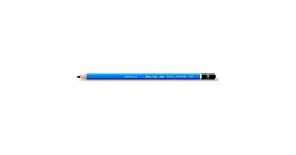 STAEDTLER Graphite pencil, 5B, hexagonal, STAEDTLER Mars Lumograph 100 ...