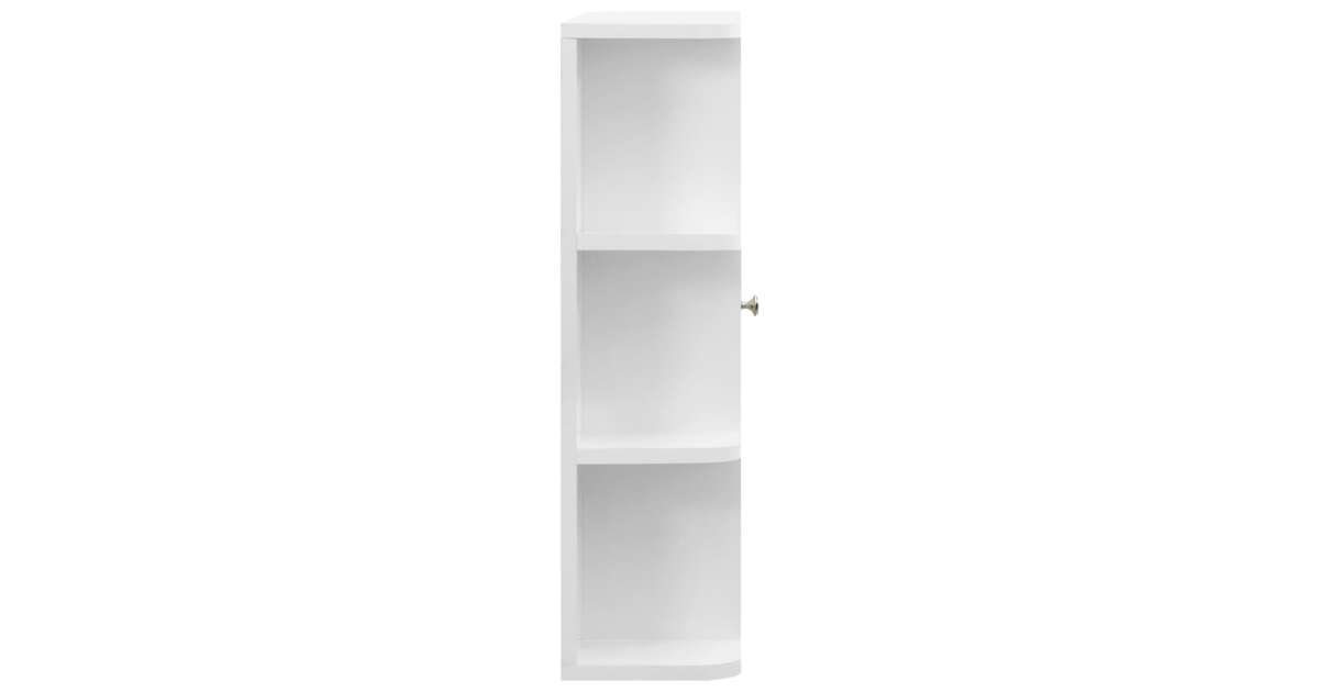 Fehér mdf tükrös fürdőszobaszekrény 66 x 17 x 63 cm | Pepita.hu
