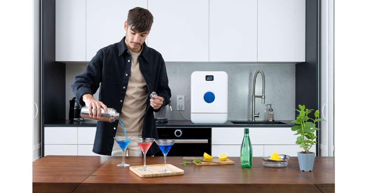 Bob Daan Tech kompakt mini asztali mosogatógép (fehér) | Pepita.hu