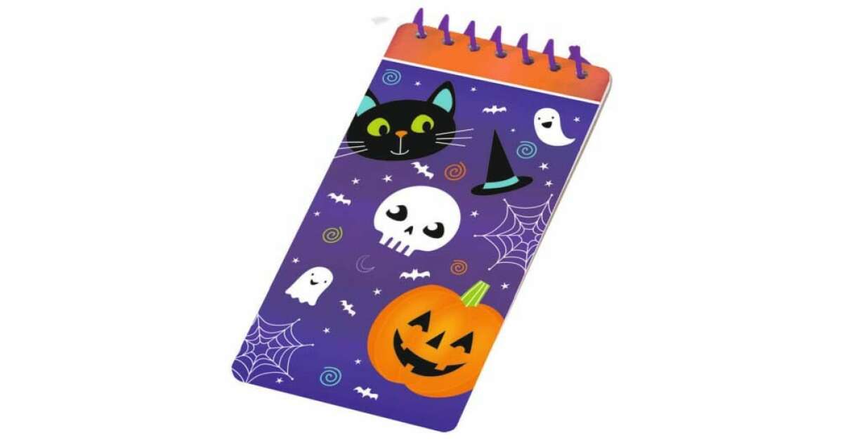 Halloween notesz 10 cm | Pepita.hu