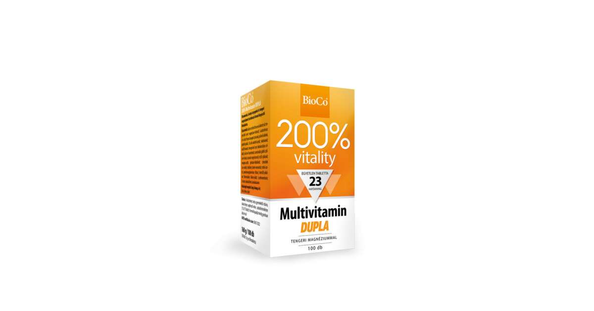 BioCo Multivitamin dupla 200% 100db filmtabletta tengeri magnéziummal ...