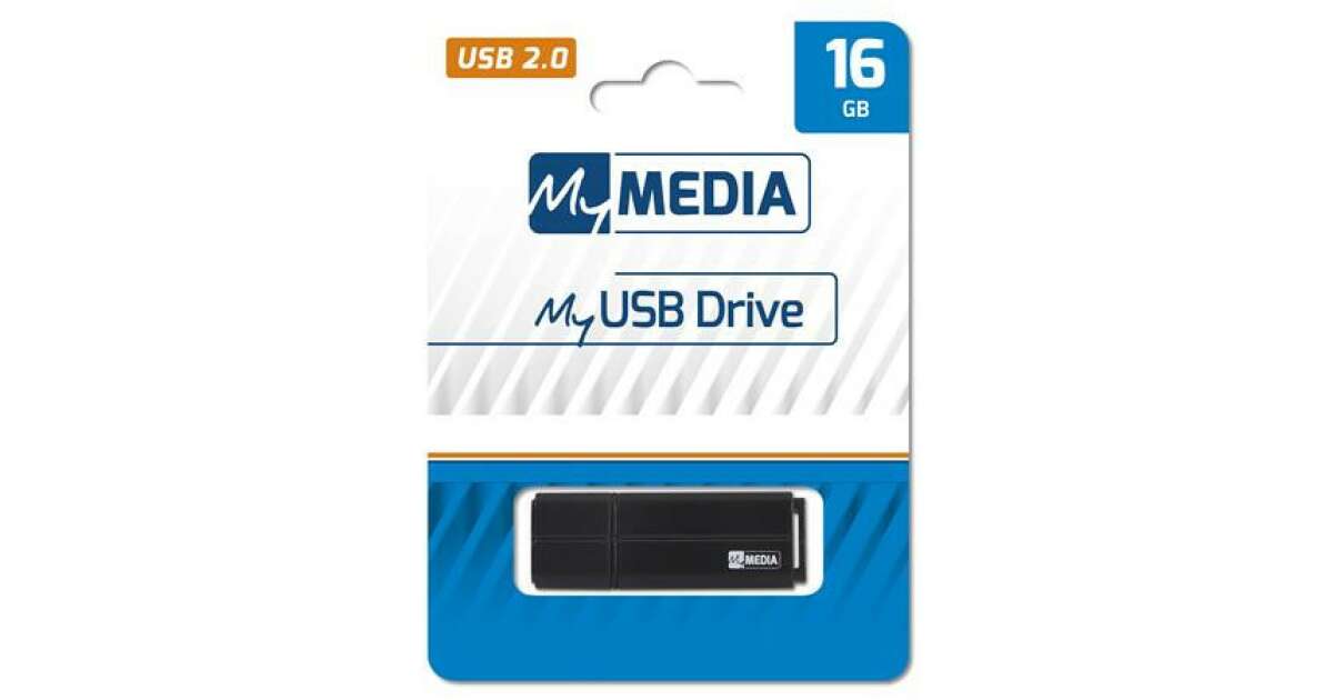 MYMEDIA Pendrive, 16GB, USB 2.0, MYMEDIA (by VERBATIM) | Pepita.hu