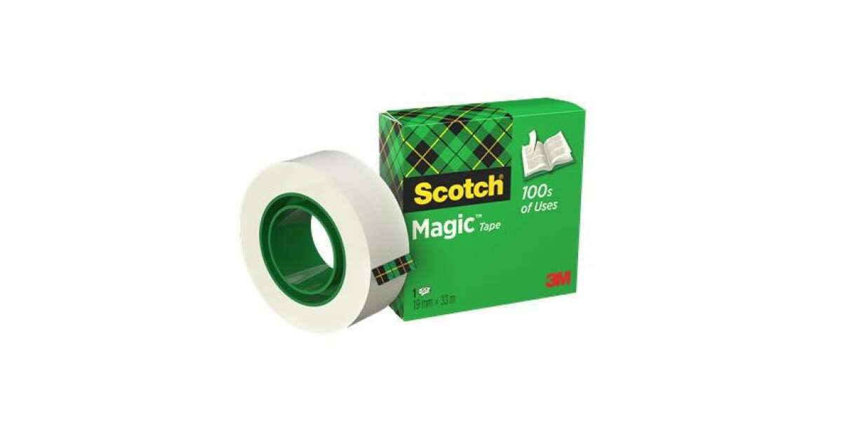 Ragasztószalag, 19 mm x 33 m, 3M SCOTCH Magic Tape 810 | Pepita.hu