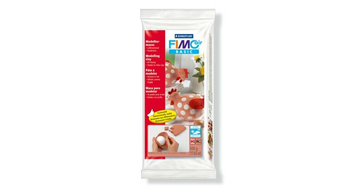 Staedtler FIMO Air Basic Plastilina cu uscare la aer 500 g - Teracota ...