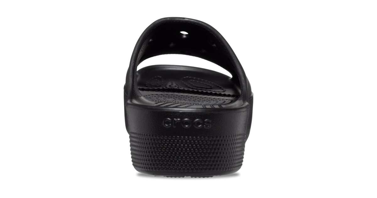 Crocs Classic Platform Slide női papucs 208180-001 fekete | Pepita.hu