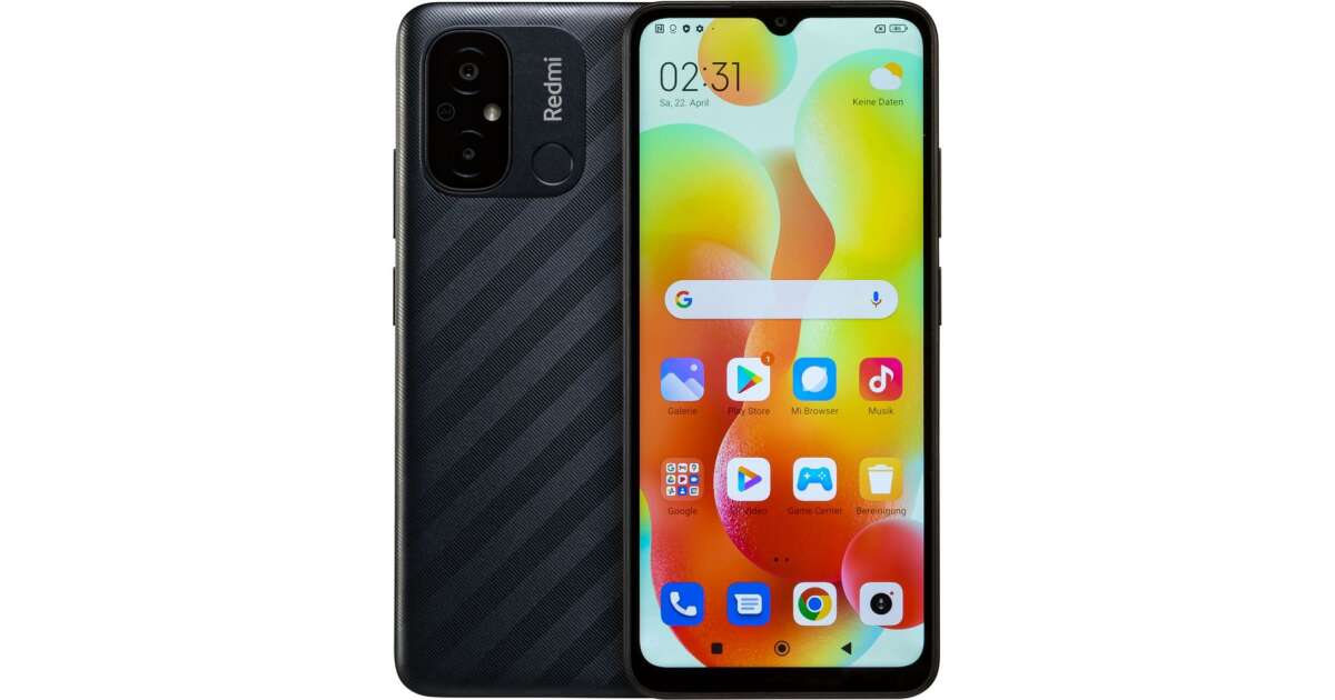 Telefon mobil Xiaomi Redmi 12C, Dual SIM, 64 GB, 3 GB RAM, LTE, Gri ...