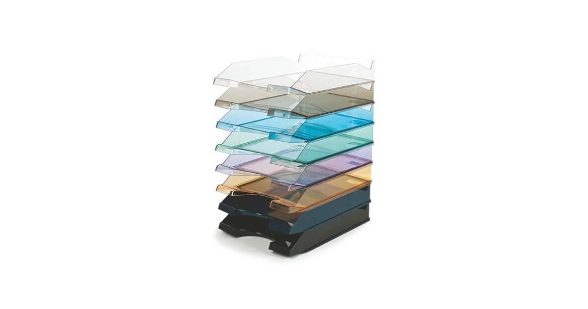 VICTORIA Plastic tray, VICTORIA, translucent green | Pepita.com