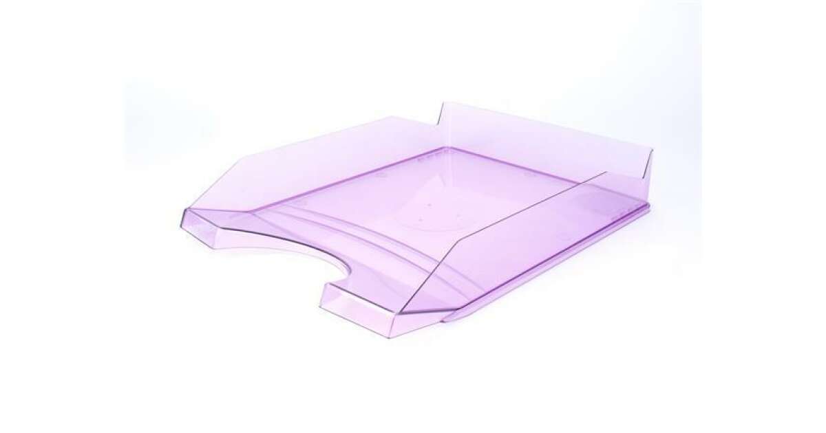 VICTORIA Plastic tray, VICTORIA, translucent purple | Pepita.com