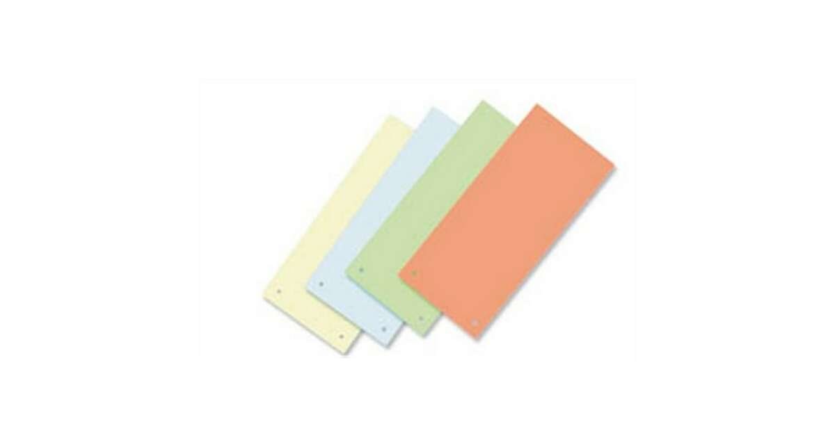 VICTORIA OFFICE Separator strip, cardboard, VICTORIA OFFICE, green ...
