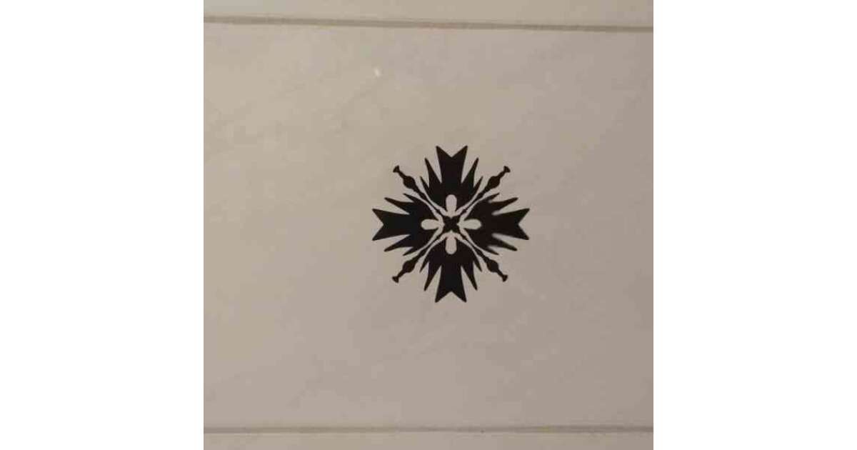 Diastyle Dekor Csempematrica - Geometrikus minta - 3 db - 8x8cm | Pepita.hu